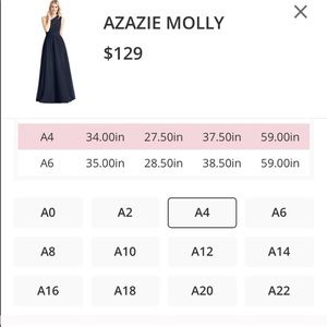 Azazie | Dresses | Azazie Bm Gown Navy Chiffon Size 4 Worn Once | Poshmark